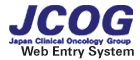 JCOG Web Entry System ログイン